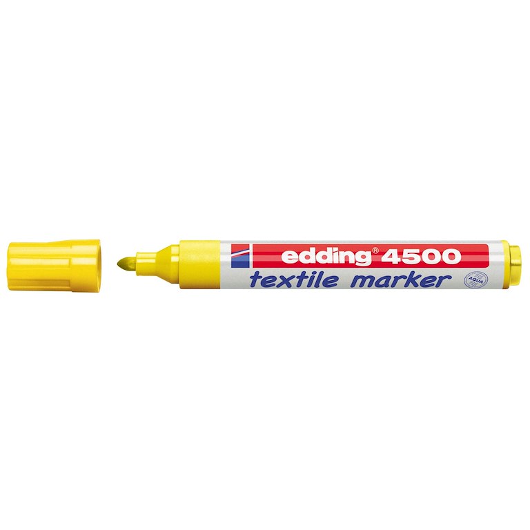 Vodootporni marker T-SHIRT E-4500 2-3mm žuta Edding