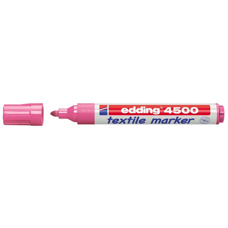 Vodootporni marker T-SHIRT E-4500 2-3mm roze Edding