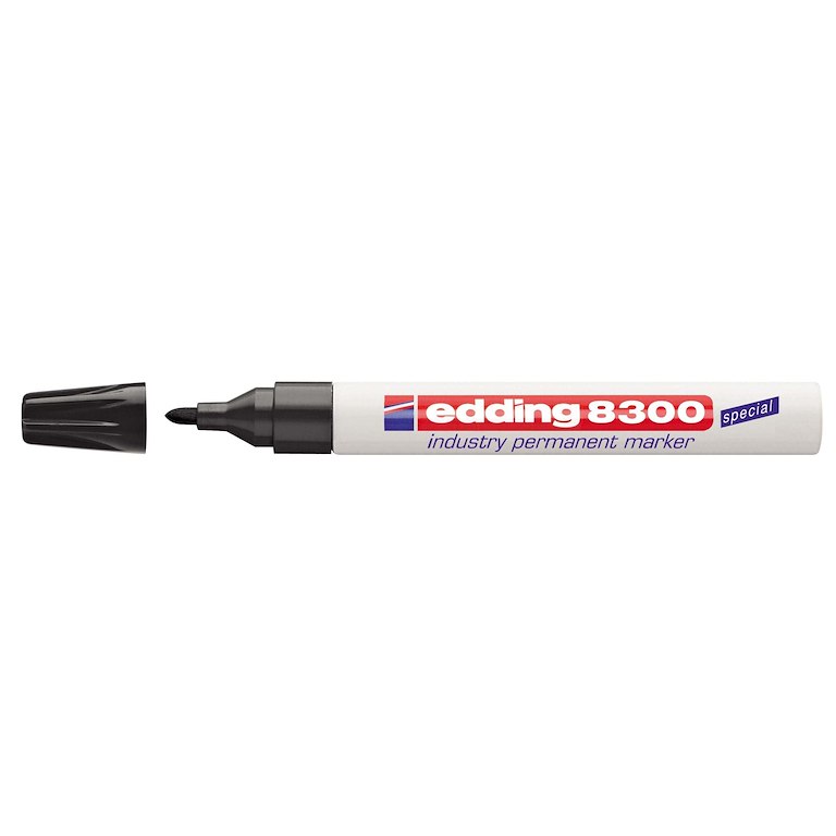 Industrijski permanent marker E-8300 1,5-3mm crna Edding