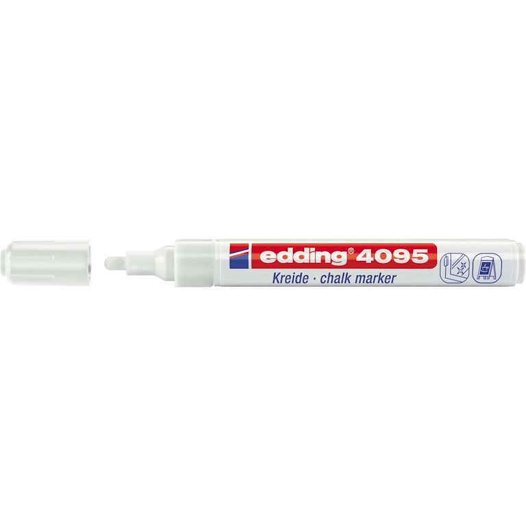 Marker za staklo CHALK MARKER E-4095 2-3mm bela Edding