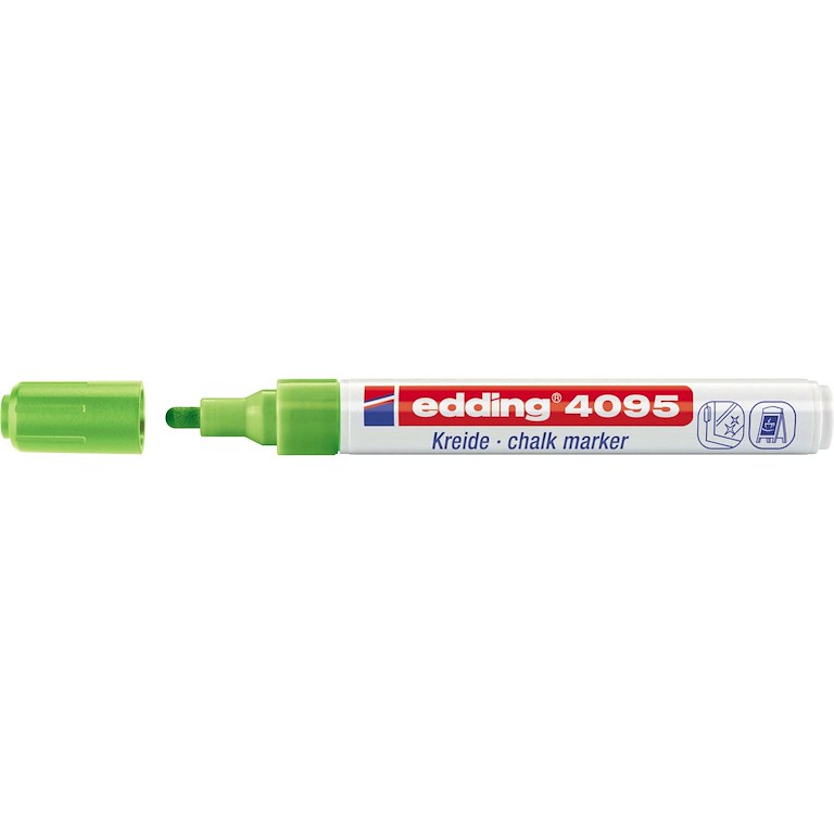 Marker za staklo CHALK MARKER E-4095 2-3mm svetlo zelena Edding