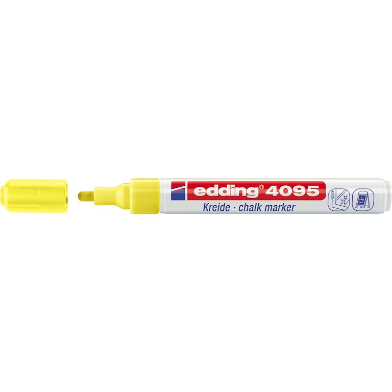 Marker za staklo CHALK MARKER E-4095 2-3mm žuta Edding