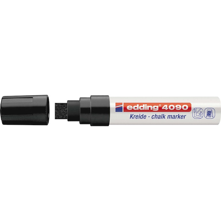Marker za staklo CHALK MARKER E-4090 4-15mm crna Edding