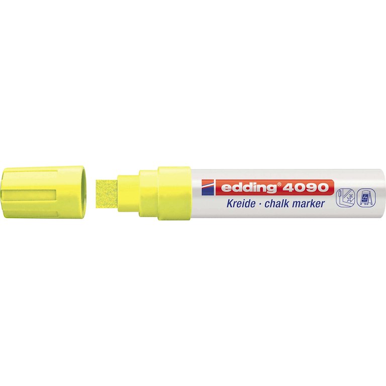 Marker za staklo CHALK MARKER E-4090 4-15mm žuta Edding