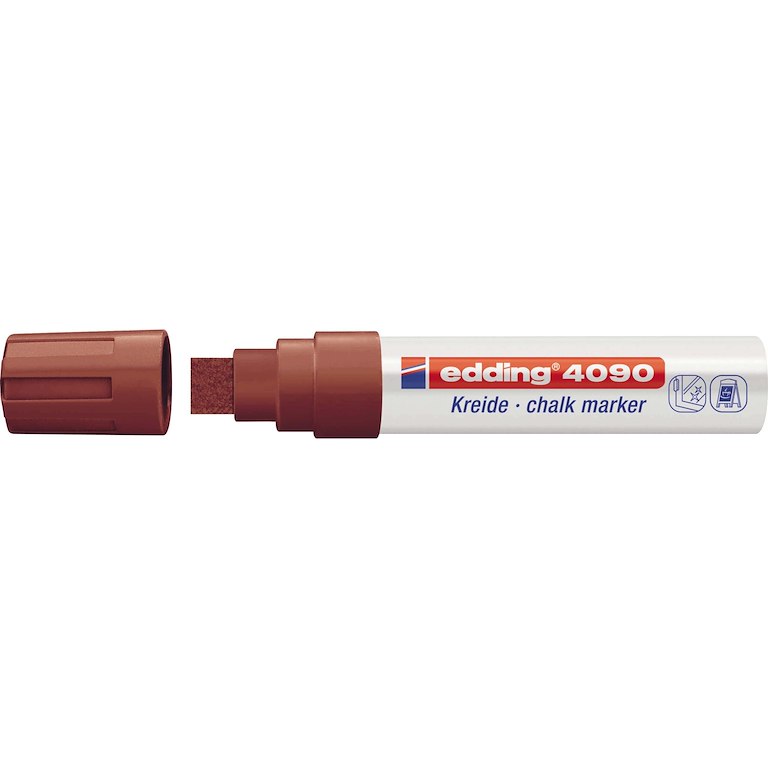 Marker za staklo CHALK MARKER E-4090 4-15mm braon Edding
