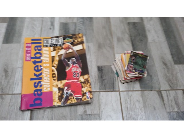 UPPER DECK 1995/96/97 KARTICE NBA BINDER