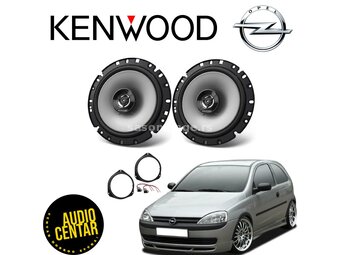 Opel Corsa C komplet zvucnika Kenwood Stage CX