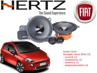 Fiat Grande Punto/EVO komplet zvucnika Hertz Dieci CS