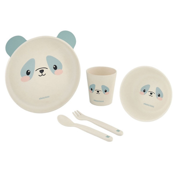 Kikka Boo set posuđa od bambusa Panda blue