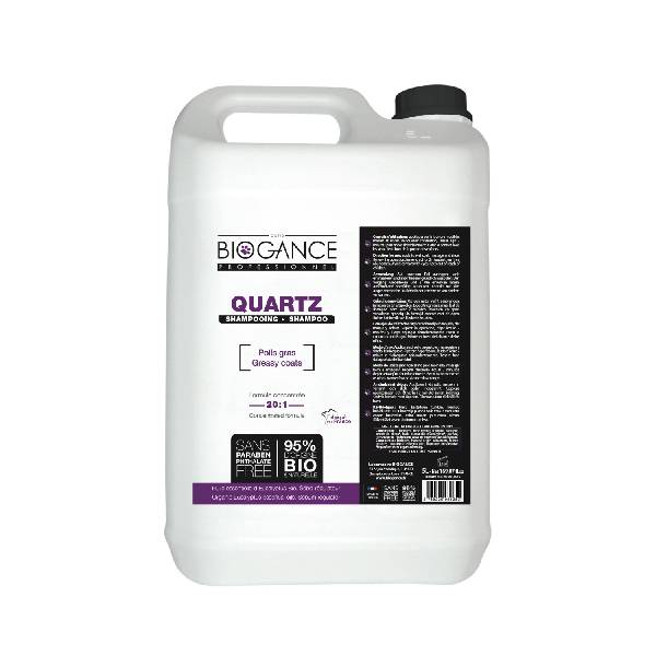 Biogance Pro Quartz Degreasing, šampon za oporavak dlake pasa i mačaka - 5l