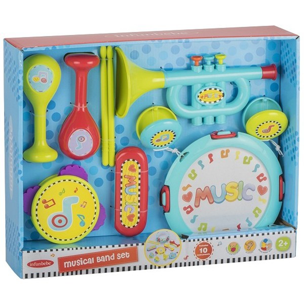 Infunbebe igračka za bebe Muzički bend set (12m+) ML6610