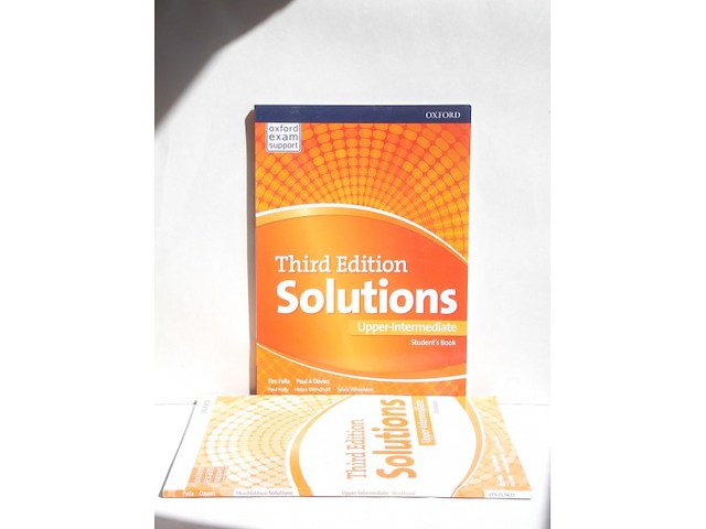 Solutions Upper Intermediate Student s book i Workbook
