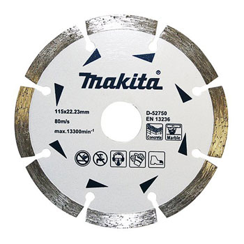 Makita segmentni list za suvo sečenje betona i mermera 115mm D-52750