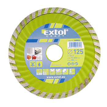 Extol Craft dijamantsko sečivo 180mm Turbo 108854