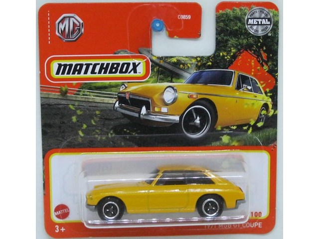 matchbox MG B GT coupe