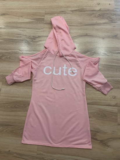Baby pink tunika/haljina