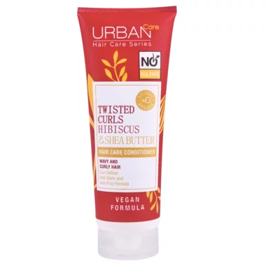 URBAN CARE Balzam za kovrdžavu kosu URBAN CARE hibiskus i šea puter 250ml