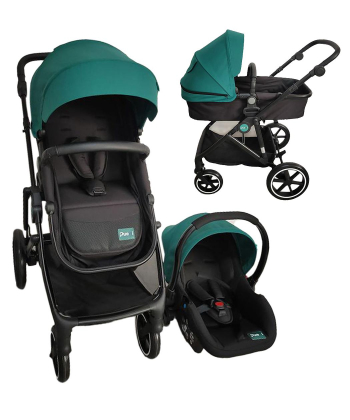 Puerri Oscar kolica za bebe 3 u 1 - Dark Green