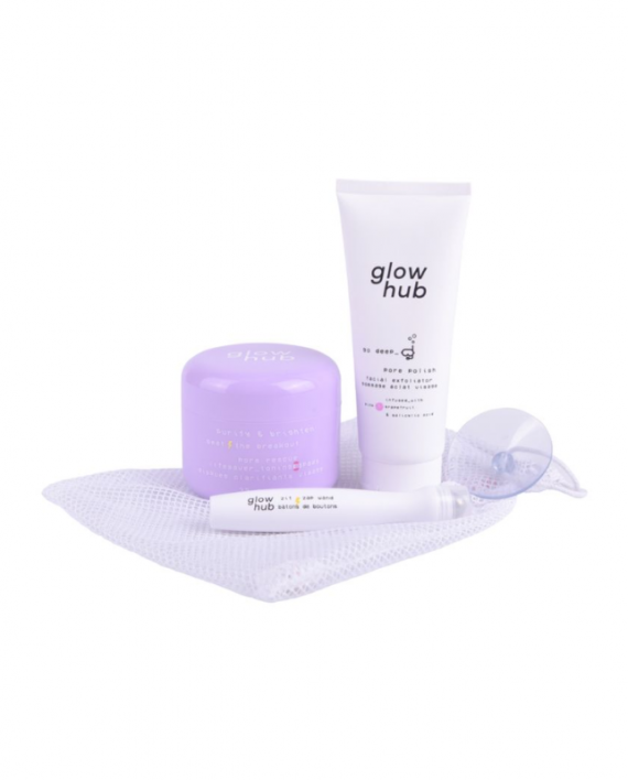 Set za čišćenje i negu lica GLOW HUB Dive Into Clean Skin