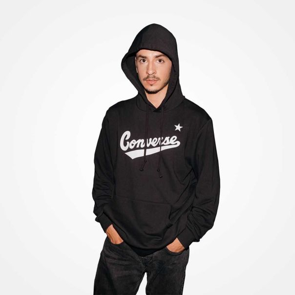 CONVERSE Duks sa kapuljačom converse script pullover hoodie ft m