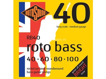 RotoSound RB40 žice za bas gitaru