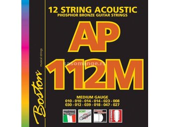 Boston AP-112-M žice za 12-žičanu akustičnu gitaru