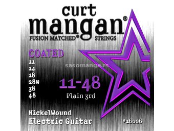 Curt Mangan 16006 žice za električnu gitaru 11-48