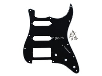 Pickguard crni, HSS, troslojni (3Ply)