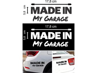 MADE IN MY GARAGE - nalepnica - 409