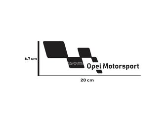 Opel motorsport nalepnica - 987