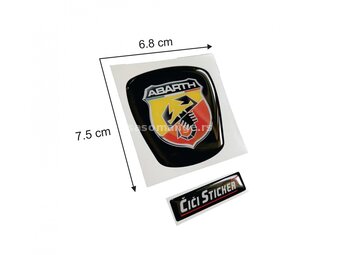 ABARTH - stiker - 1255