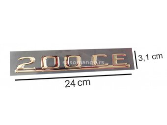 MERCEDES 200CE-stiker za gepek-32