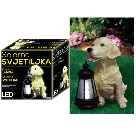 Solarna LED svetiljka pas 21x19x12cm (80-830000)