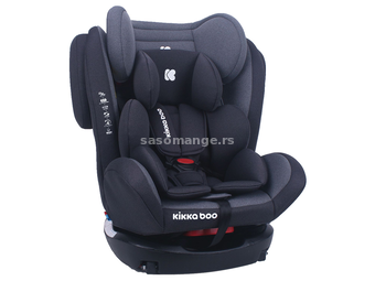 Kikka Boo Autosedište za decu 0-36 kg 4 Fix Double Isofix Dark Grey KKB70063