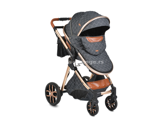 Cangaroo Kombinovana kolica za bebe Alma Black CAN5468