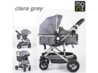 Cangaroo Kombinovana Kolica za bebe Ciara Grey 2020 CAN5178