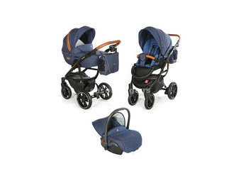 Tutek Kolica za bebe 3u1 Grander Play - Denim g30000