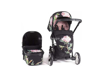 Kikka Boo Kolica za bebe Tender 2u1 + Tvrda Korpa - Flowers 31001020042