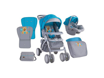 Lorelli kolica Rio Set Blue &amp; Greyhello Bear