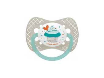 Canpol Baby Varalica Silicon Symmertrical 6-18m Cupcake Grey 23/283_grey