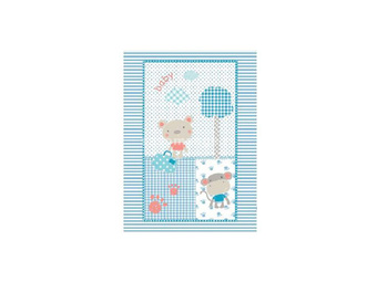 Kikka Boo Ćebence za Bebe (80x110cm) - Fantasia Blue 31103020024