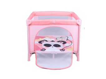 Kikka Boo Prenosiva ogradica za bebe Enjoy Panda Pink KKB50013