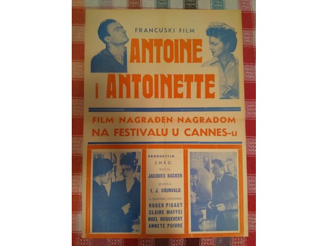 plakat ANTOINE I ANTOINETTE