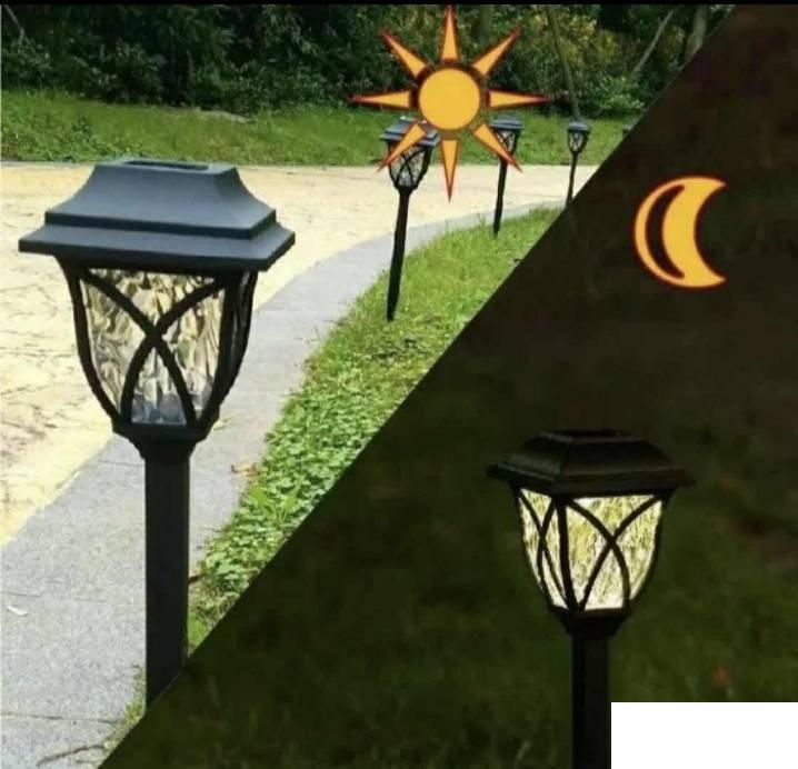 Solarna led lampa – svetlo za baštu – 6 komada – Solarna led lampa – svetlo za baštu – 6 komada
