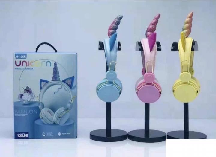 Bežične slušalice blutut slušalice jednorog -AH805 plave – Bežične slušalice blutut slušalice jednorog -AH805 plave