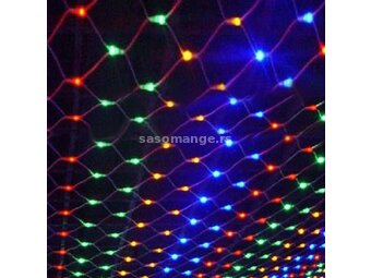 NOVOGODIŠNJA LED Zavesa RGB Boje 2x2m