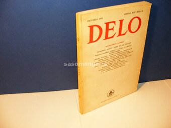 DELO - književni časopis XXV,broj 10 okt