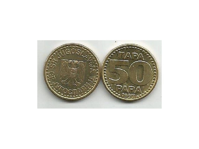 Jugoslavija 50 para 1997.