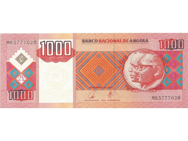 ANGOLA 1000 kwanzas 2003. UNC P-150a