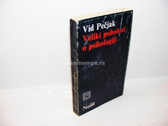 veliki psiholozi o psihologiji vid pečjak